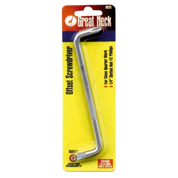 Great Neck #2 Phillips 4-1/8 In. Offset Screwdriver – Iverybers
