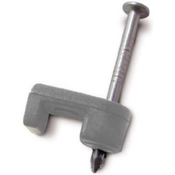 Gardner Bender 7/16 In. Polyethylene Gray UV Resistant Coaxial Staple ...