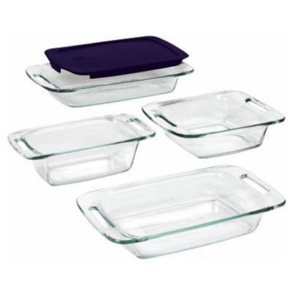 Pyrex Easy Grab Glass Bakeware Set (5-Piece) – Iverybers