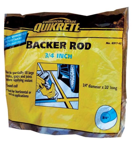 Quikrete 3/4 In. x 20 Ft. Gray Backer Rod – Iverybers