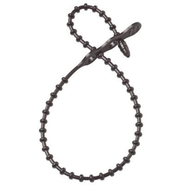 Gardner Bender Beadle Wrap 12 In. x 1/4 In. Black Flexible Plastic ...